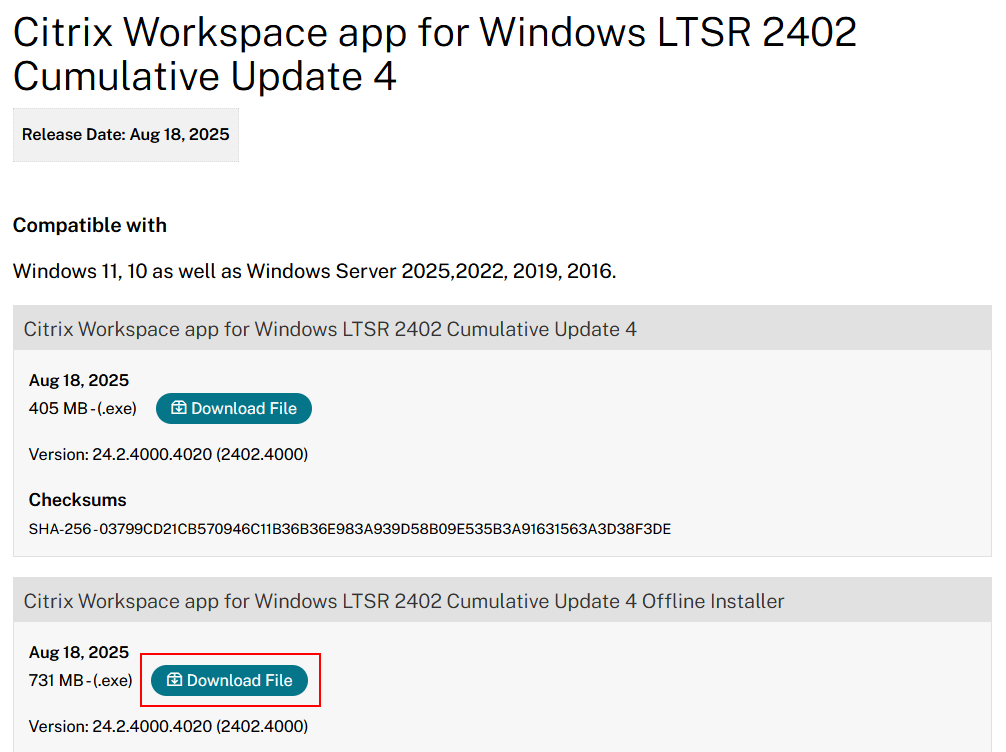 MYOB Greentree Cloud Citrix Workspace Client - Installation – MYOB ...